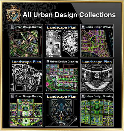 ᩁll Urban Design CAD Drawings᪭High quality DWG FILES library for architects, designers ...